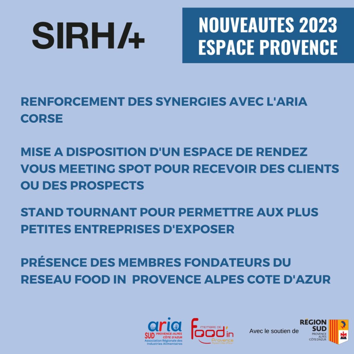 SIRHA 2023 : Des nouveautés sur l’Espace Provence-Alpes-Côte d'Azur